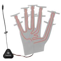 China 7.4V Far Infrared Carbon Fiber Heating Pad For Heated Gloves for sale