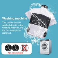 China DC 12V 6700mAh Cooling Fan Jacket Noise Less Than 30dB Air Conditioner Jacket For Men for sale