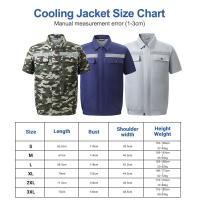 China 4.56W Evaporative Cooling Vest Fan Cooling Jacket With 6700mAh Battery for sale