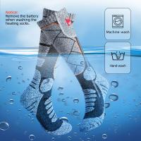 China 7.4V Thermostatic Control Rechargeable Battery Powered Heated Socks Men Women For Winter for sale