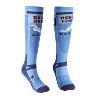 China Rechargeable 4 Heating Settings Lithium Ion Self Heating Socks For Camping Fishing Skiing for sale