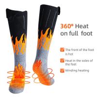China Electric Winter Thermal Heated Socks Washable With Rechargeable Battery for sale