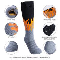 China Electric Winter Thermal Heated Socks Washable With Rechargeable Battery for sale