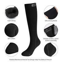 China Men Women Winter Thick Cotton Battery Heated Socks Electric Thermal Insulated Heating for sale