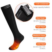 China Men Women Winter Thick Cotton Battery Heated Socks Electric Thermal Insulated Heating for sale