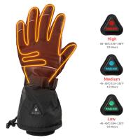 China FCC Rechargeable Heated Motorcycle Gloves Electric Warming Mittens for Winter Warm Keeping for sale