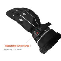 China Adjustable Temperature Thin Electric Rechargeable Battery Heated  Gloves One Size Heated Ice Fishing Gloves for sale