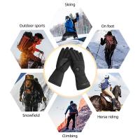 China Men Women Electric Thermal Heated Winter Gloves 7.4V Rechargeable Heated Mittens for Winter for sale