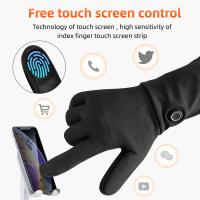 China Wholesale Thinnest Heated Winter Gloves 7.4V Electric Waterproof Heated Gloves with Finger Touch Screen for sale