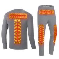 China Custom Thermo Underwear Mens Heated Long Johns Set Thermal Underwear for Men for sale