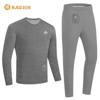 China Wireless Remote Control Lightweight Keep Warm Battery Powered Thermal Underwear Heated Clothes for sale
