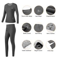 China Female Electric Heating Base Layer Heated Thermal Underwear Suit for Winter Sports for sale