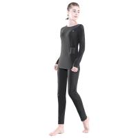 China Fleece Lined Electric Heated Underwear Set Women Wireless Remote Control Temperature for sale
