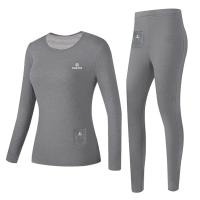 China Heating Womens Thermal Underwear Set Adjustment Washable USB Heated Underwear for sale