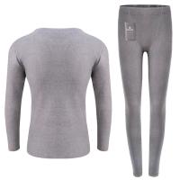 China Men'S Wireless Remote Control Electric Heated Base Layer Long Sleeve T Shirts Ultra Soft for sale