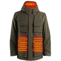 China Fleece Men's Heated Jacket Rechargeable Electric Heated Clothes for Hiking for sale
