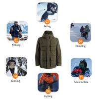 China Fleece Men's Heated Jacket Rechargeable Electric Heated Clothes for Hiking for sale