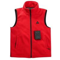 China Red Rechargeable Heated Gilet Winter Outdoor Heated Electric Thermal Waistcoat for sale