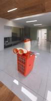 China Portable Spot Cooler with 4 Universal Wheels and Optional Timer in Vibrant Orange Color for sale