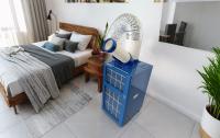 China Drainage Free Portable Spot Cooler No Water Tank 5 Ton Spot Cooler for sale