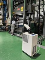 China 2625KW Powerful Commercial Portable Air Conditioner Mini Ac Unit With Wheels for sale