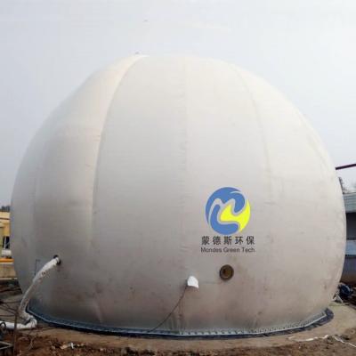 China 20000m3 Double Membrane Biogas Balloon Storage Free Standing 3mbar~20mbar for sale