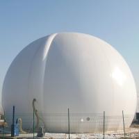 China 20000m3 Double Membrane Biogas Balloon Storage Free Standing 3mbar~20mbar for sale