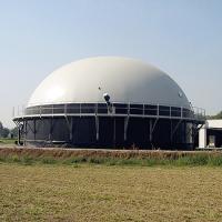 China White 500m3 Double Membrane Gas Holder , Gas Dome For Methane Storage for sale