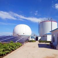 China Free Standing Double Membrane Gas Holder For Sewage Water Treatment Plants for sale