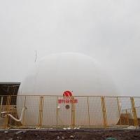 China Automated Ground Mounted Double Membrane Gas Storage Tank For Cow Farm for sale