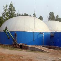 China Top Mounted Double Membrane biogas gas holder For Anaerobic Digestion Plants for sale