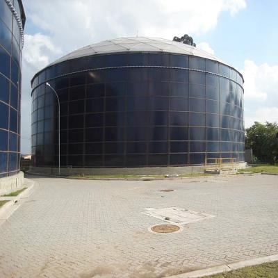 China Custom Color GFS Glass Fused Bolted Tank 20000m³ For Water And Wastewater Storage for sale