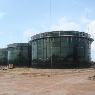 China Wastewater Storage Glass Fused Bolted Steel Tanks 500000Gallons for sale