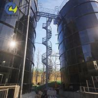 China Steel Bolted Panel Tanks Customizable RAL5013 Cobalt Blue Color For Chemical Industry for sale
