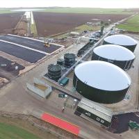 China 3mbar~20mbar 500m3 Dual Membrane Biogas Storage Balloon Spherical Shape For Biogas Plant for sale