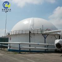 China Waterproof Renewable Energy Biogas Holder Balloon PVC Coated Fabric Dual Membrane for sale