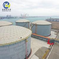 China Lightweight Spherical Structure Aluminum Geodesic Dome Roof For Oil Tank for sale