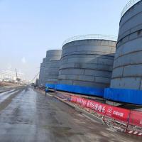 China Industrial Vertical Welded Steel Tank Cylindrical  Above Ground For Oil Storage for sale