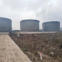 China Above Ground Waste Welded Oil Storage Tanks / 100000m³ Steel Welded Tanks API 650 for sale