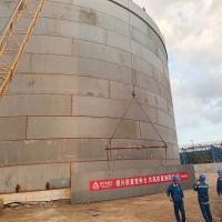 China Above Ground Waste Welded Oil Storage Tanks / 100000m³ Steel Welded Tanks API 650 for sale