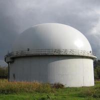 China Weather Resistant Biogas Gas Holder Digester Mounted Double Membrane for sale