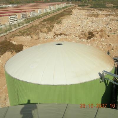 China Livestock Farm / Wastewater Treatment Single Membrane Biogas Storage Tank Cover On Fermenter for sale