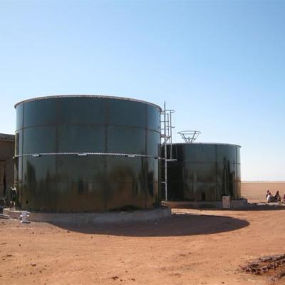 China 50Sqm To 10000Sqm Enamel Coated Biogas Storage Tank As Fermenter Anti Corrosion for sale