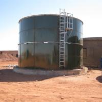 China 50Sqm To 10000Sqm Enamel Coated Biogas Storage Tank As Fermenter Anti Corrosion for sale