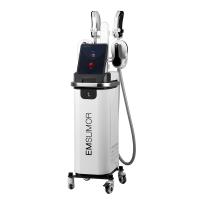 China 4 Handles EMS Muscle Stimulation Sculpting Machine EMS Body Slim EMS Muscle Shaping Stimulator RF Body Sculpting Weight Loss Machine for sale