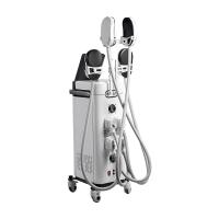 China 4 Handles EMS Muscle Stimulation Sculpting Machine EMS Body Slim EMS Muscle Shaping Stimulator RF Body Sculpting Weight Loss Machine for sale