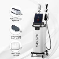 China 4 Handles Muscle Non-invasive Ems Muscle Stimulator Fat Builds Slimming Rf Body Sculpt Emslim Cellulite Reduction Machine for sale