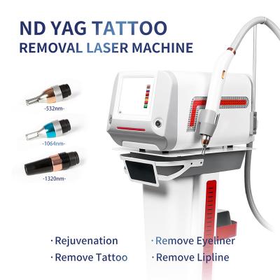 China Good Looking and Multifunctional Nd Yag Laser Tattoo Removal Machine with Color Touch Screen and Multiple Wavelengths for sale