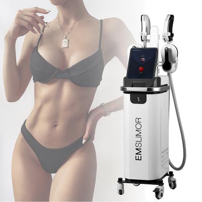 China 4 Handles EMS Muscle Stimulation Sculpting Machine EMS Body Slim EMS Muscle Shaping Stimulator RF Body Sculpting Weight Loss Machine for sale