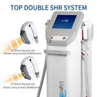 China Hair Removal Skin Rejuvenation SHR IPL Beauty Machine 2000W With 2 Handles for sale